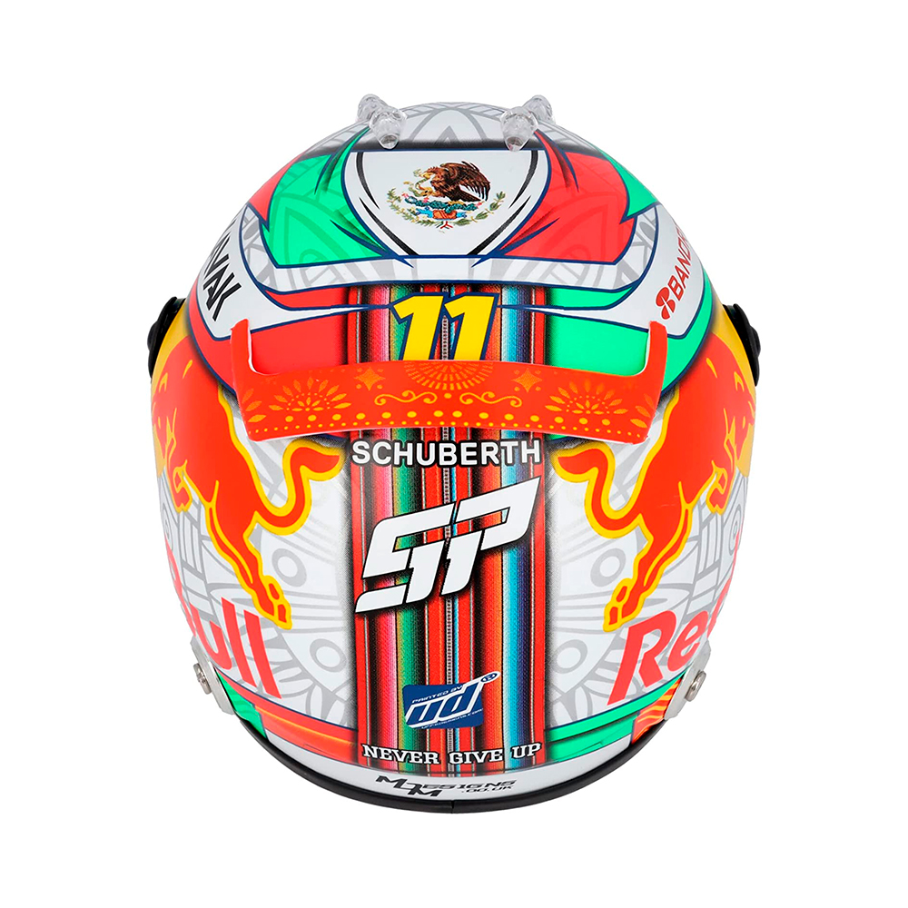 Sergio Checo Pérez Mini Helmet 2021 México GP F1 Escala 1/2 Schuberth ...